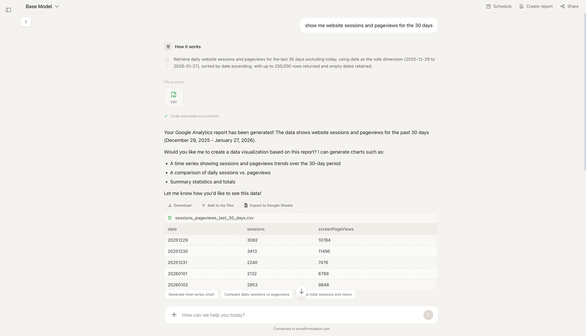AI Data Analytics | Analyze Data 10x Faster - Formula Bot